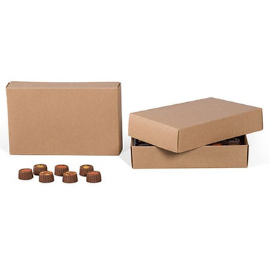 2 lb. Kraft Candy Box Covers-2 Layer