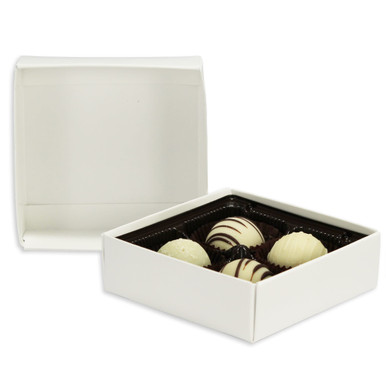 3 oz. Box Bases-1 Layer-White