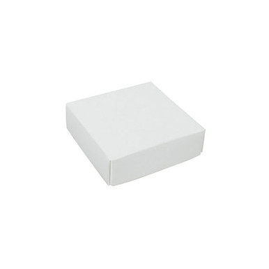Chocolate Box Covers-3 oz.-1 Layer-White