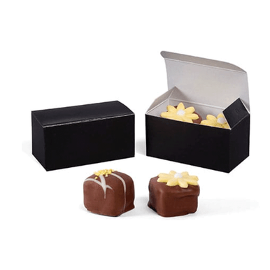 Favor Boxes - Mini Black Boxes