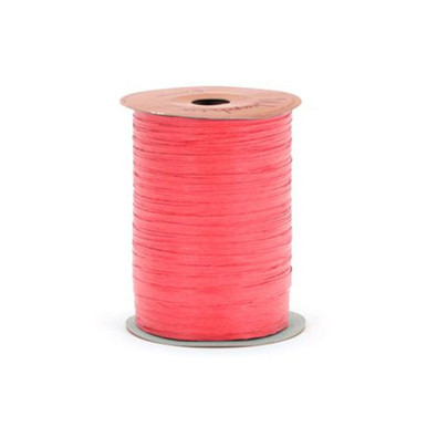 Red Paper Raffia Ribbon