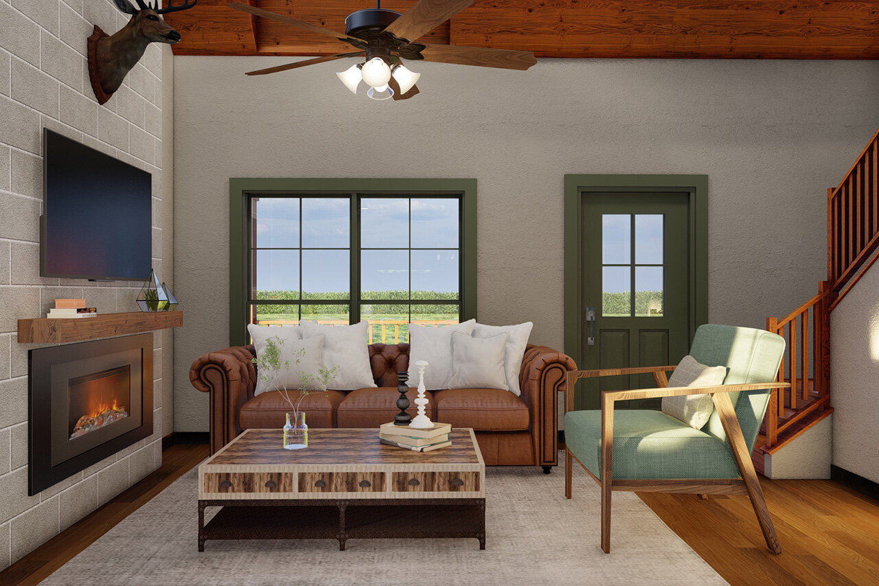 Lost Creek Retreat #87280 | The House Plan Company