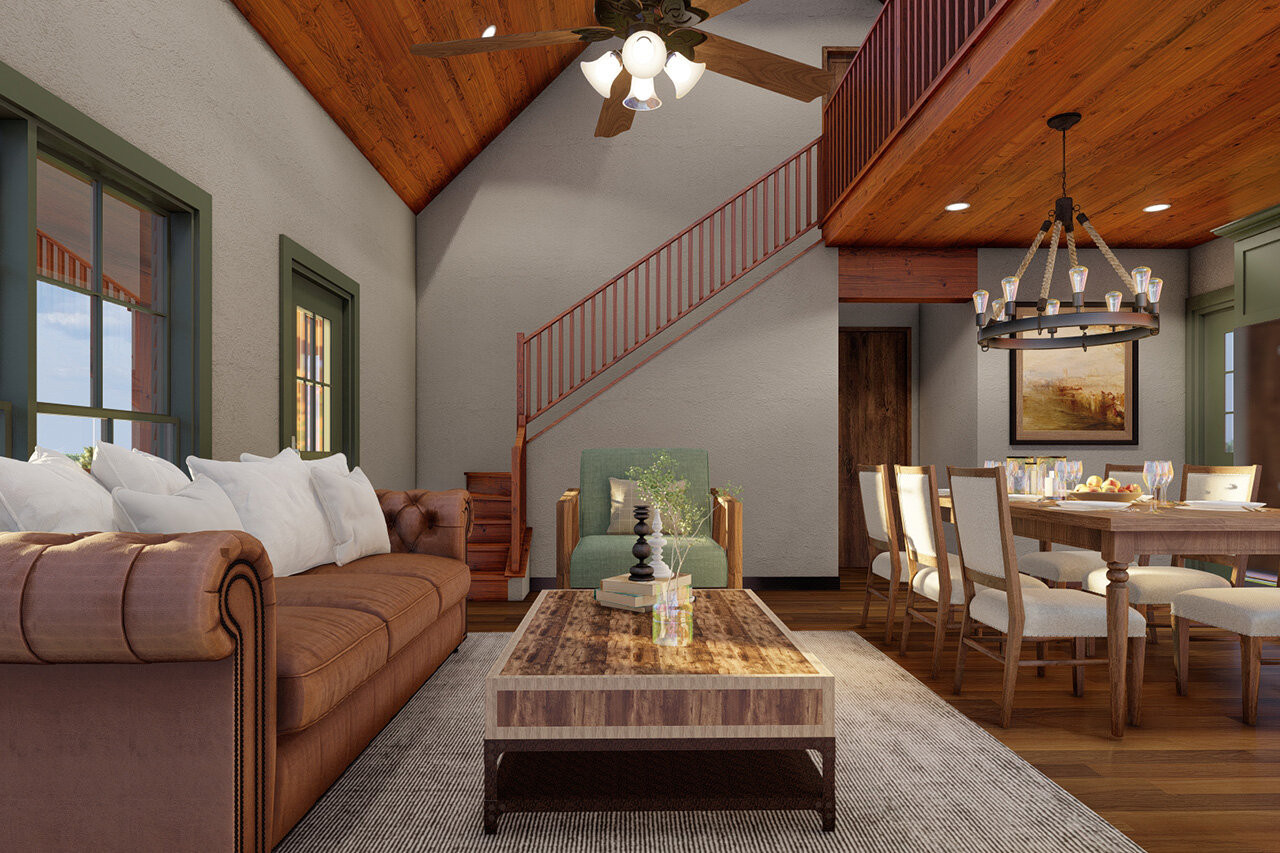 Lost Creek Retreat #87280 | The House Plan Company