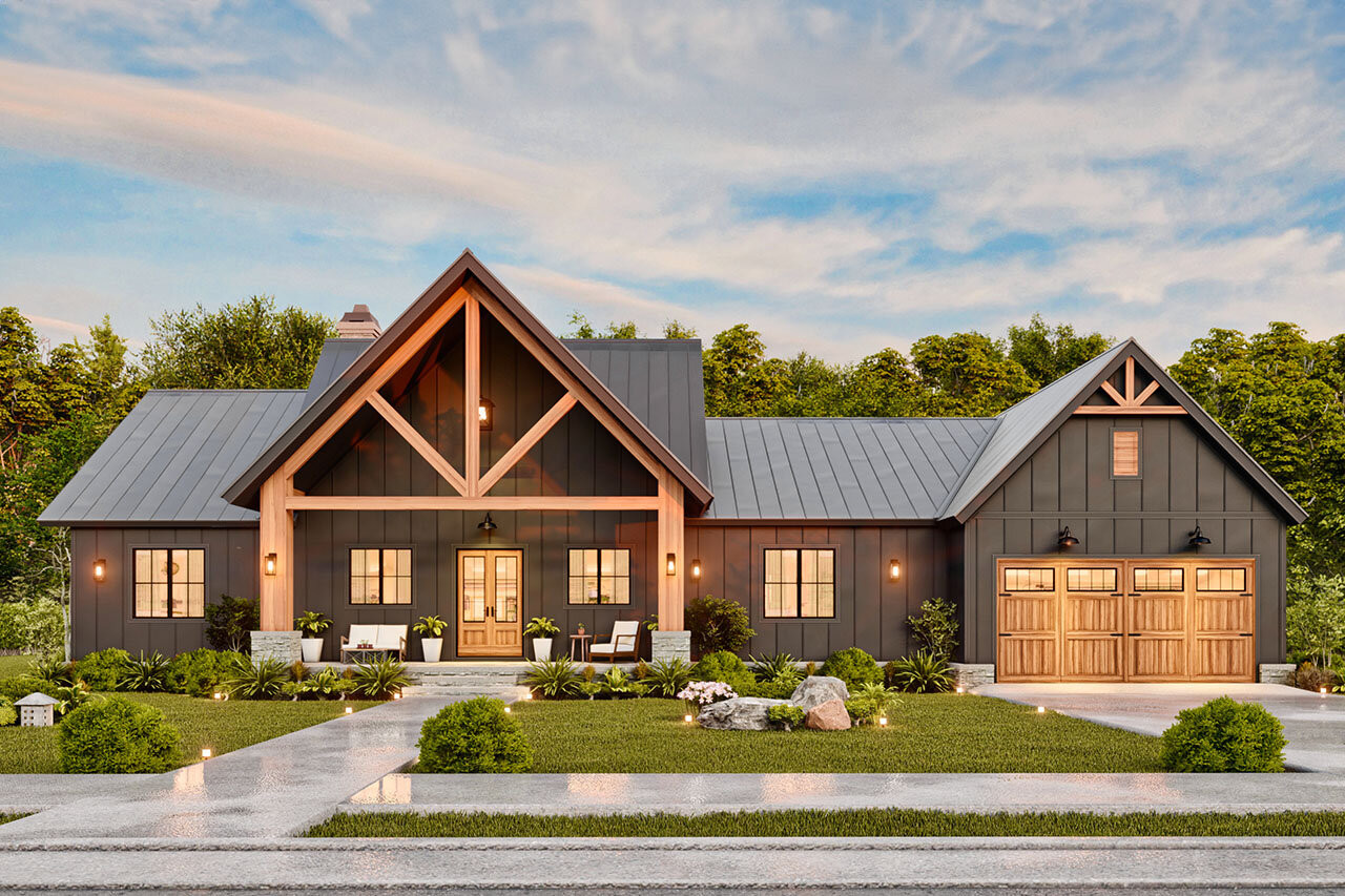 Haystack IV Farmhouse Plan 2,027 Sq Ft 3 Bed | The House Plan Company
