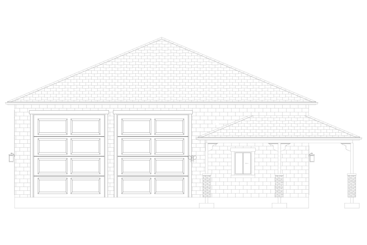 Caudel Garage #93099 | The House Plan Company