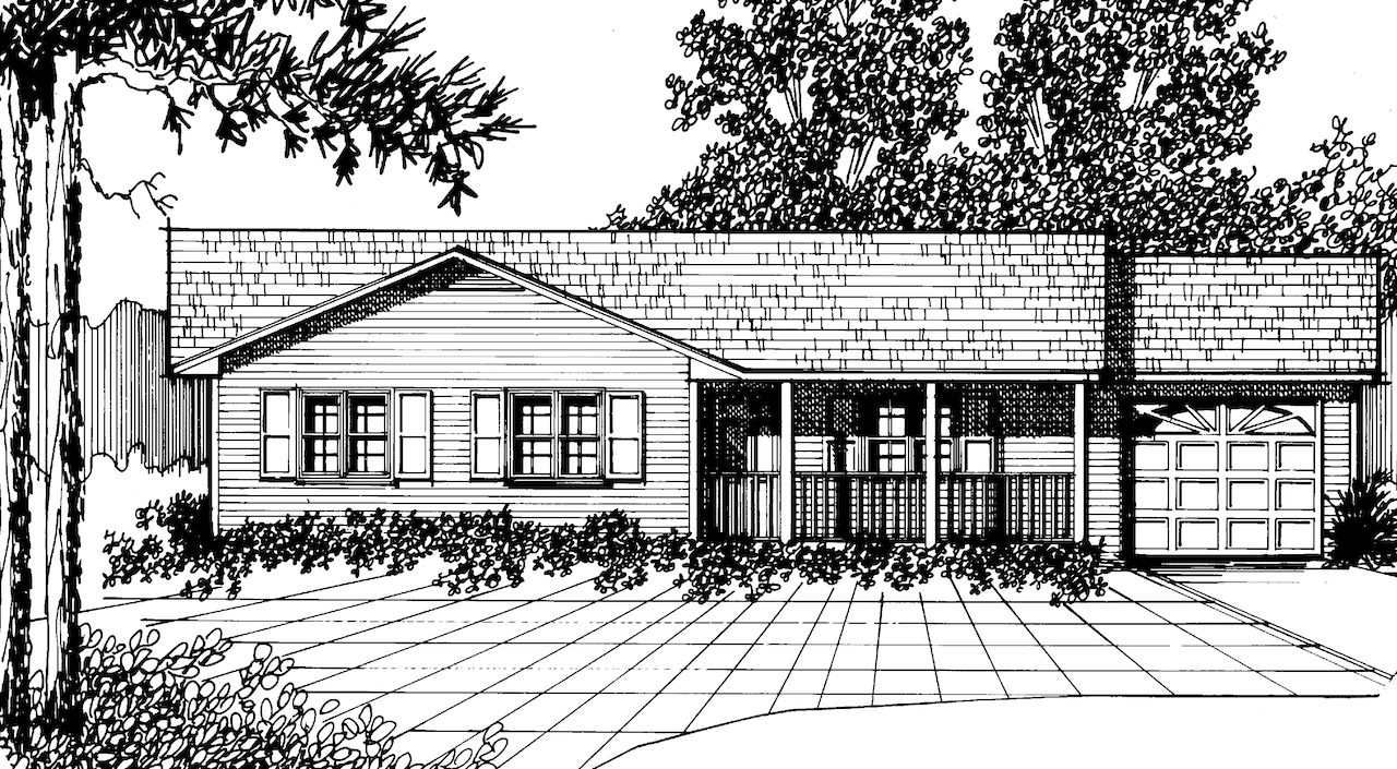 Ranch A #21558 | The House Plan Company