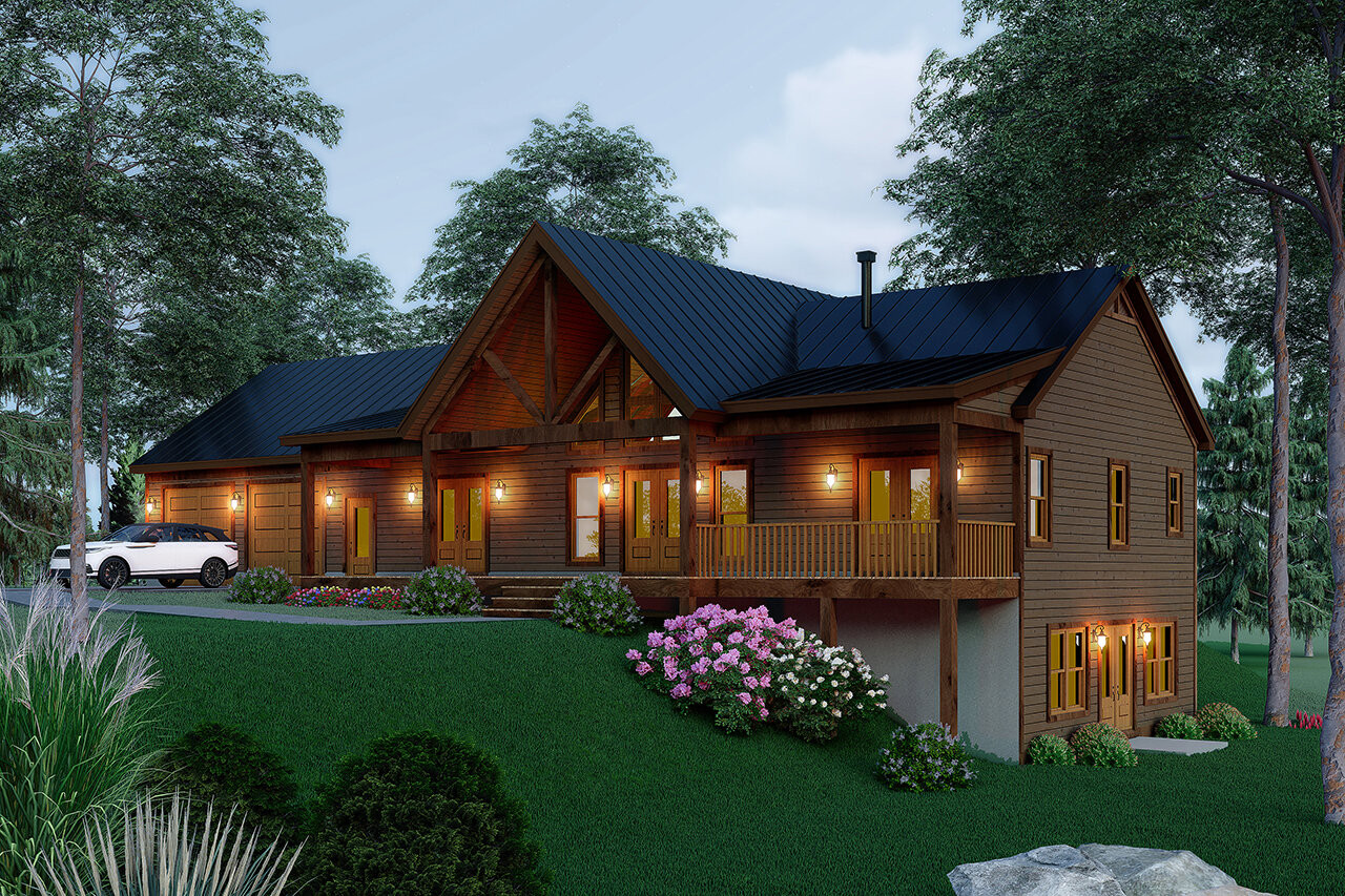 Exterior Rustic Cabin House Plans A Fresh Take On A Frame Style