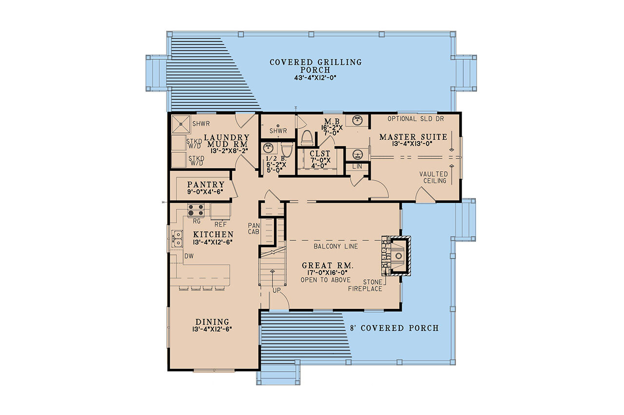 Spring River Retreat #38811 | The House Plan Company