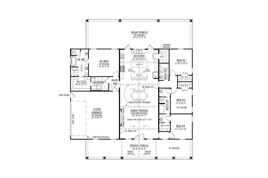 Greenberry Barndominium Plan | The House Plan Company