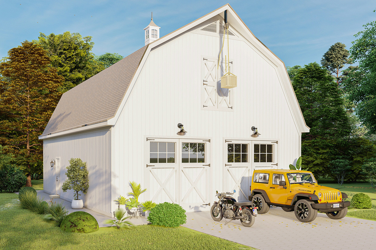 Cedar Mill Barn #36064 | The House Plan Company