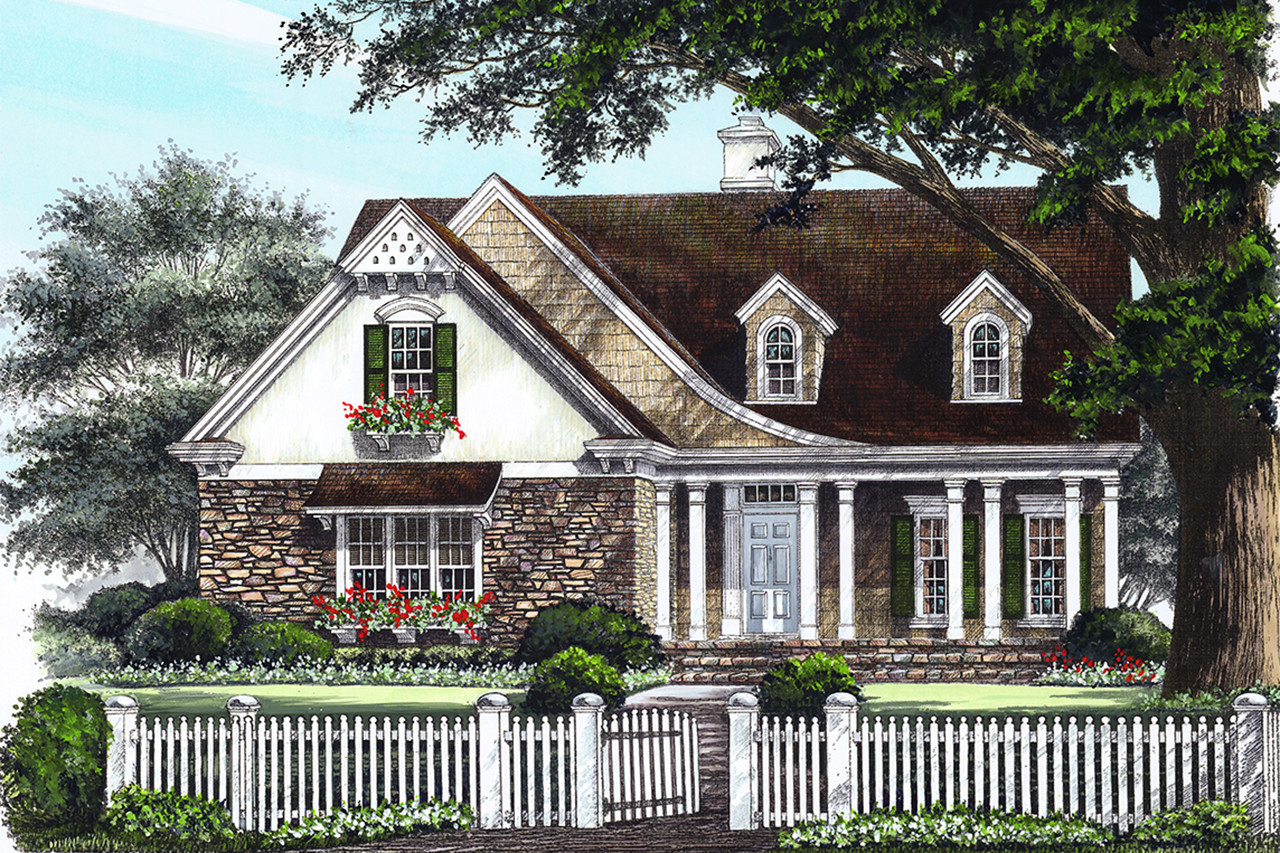 Blue Ridge Cottage #53179 | The House Plan Company