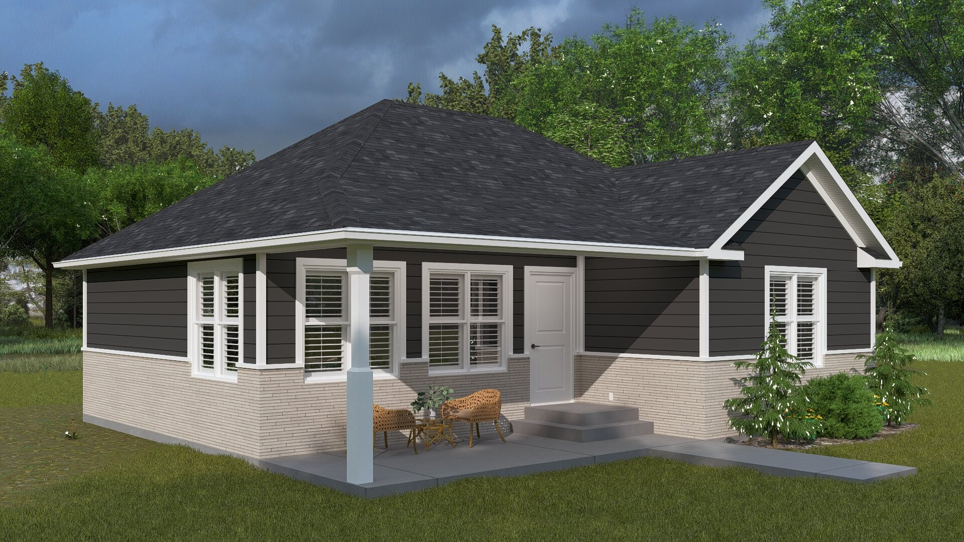 Thatcher ADU #34820 | The House Plan Company