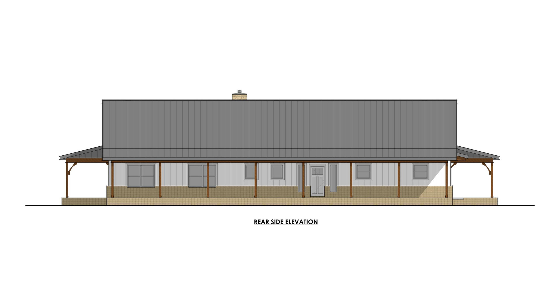 Maple 5 House Plan - 5BR Farmhouse | The House Plan Company