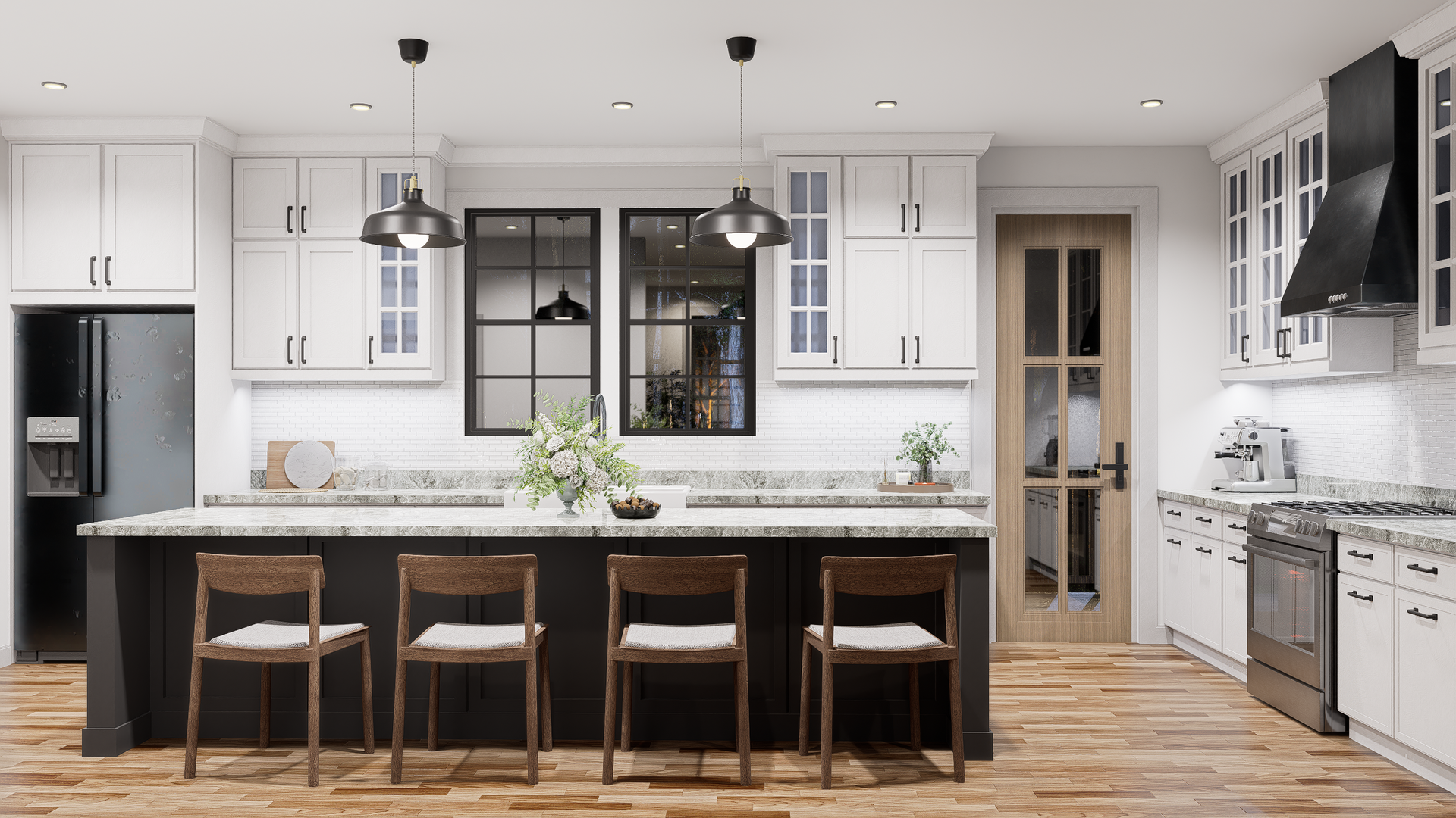 Debbie 4 House Plan - 5BR Modern Farmhouse | The House Plan Company
