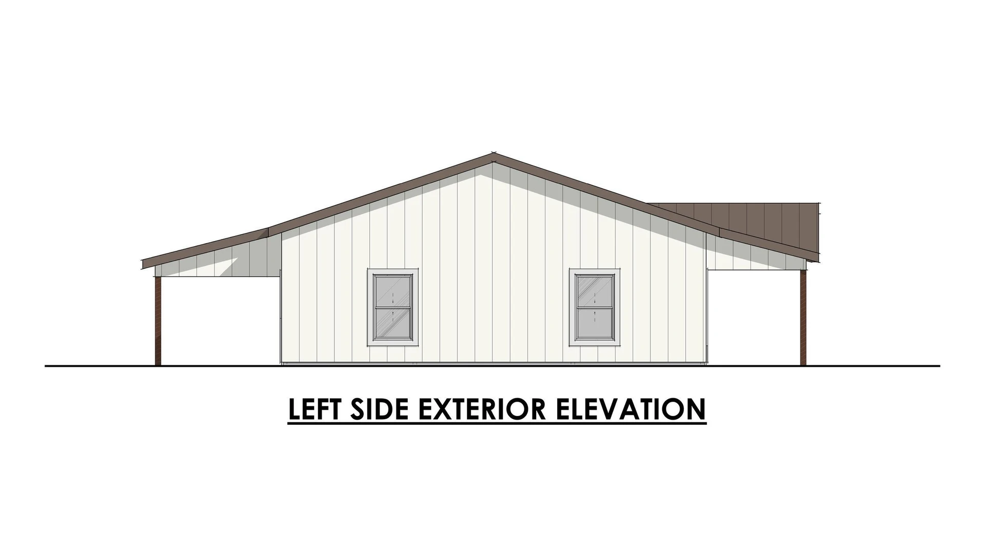 Rue Plan | Barndominium with Office | The House Plan Company