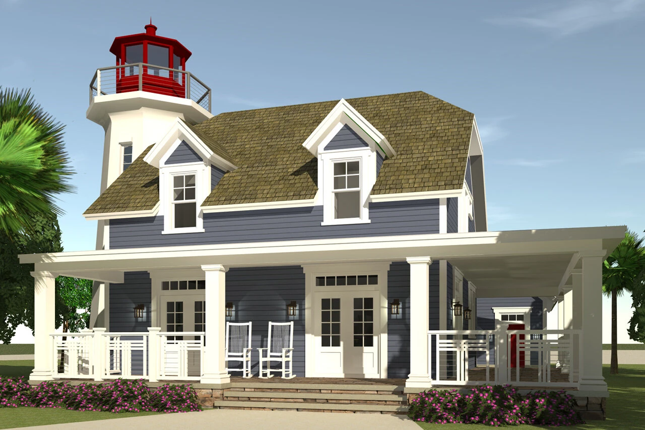 Kittee's Lighthouse #62135 | The House Plan Company