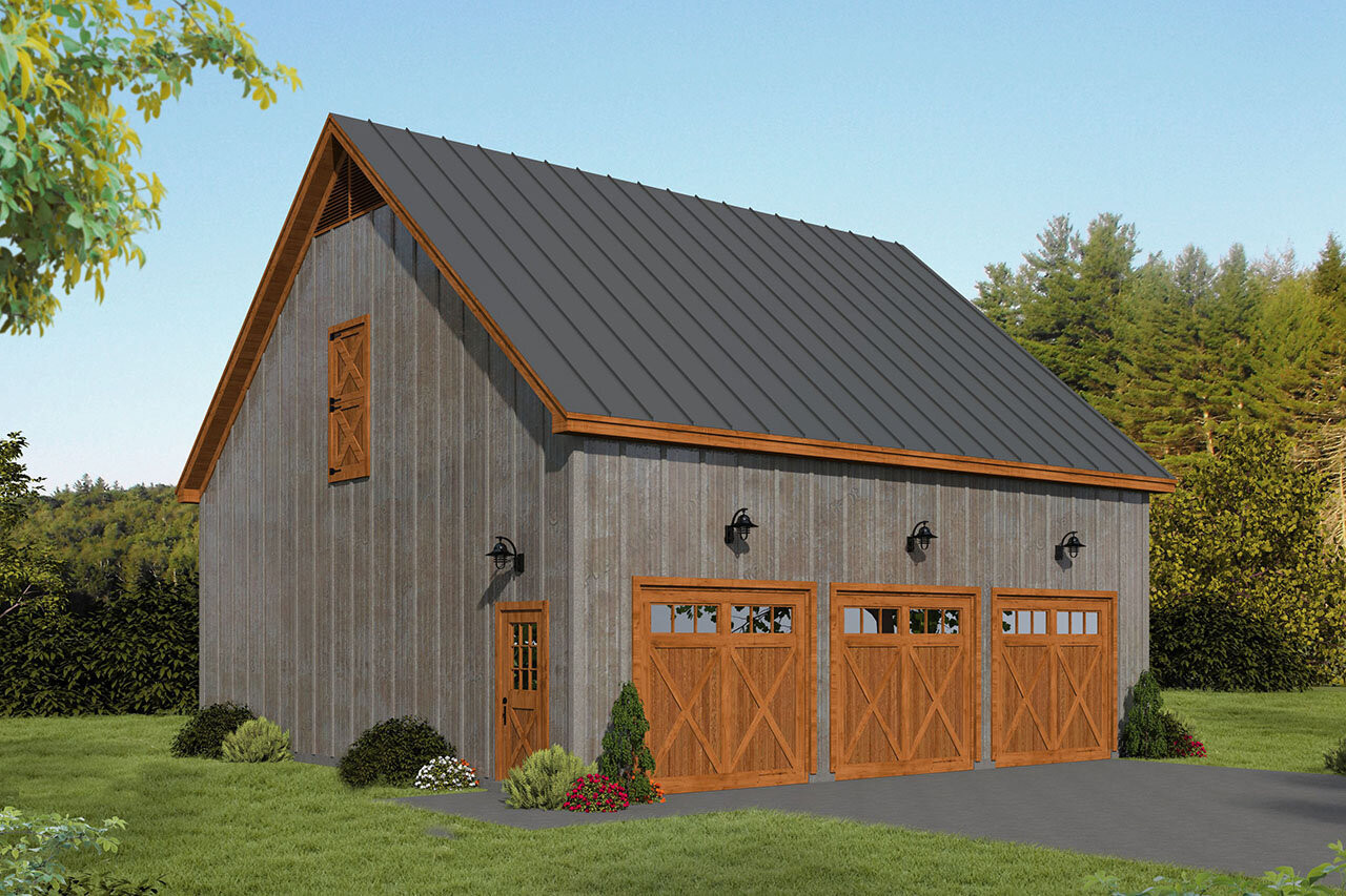 Appomattox Barn #58000 | The House Plan Company