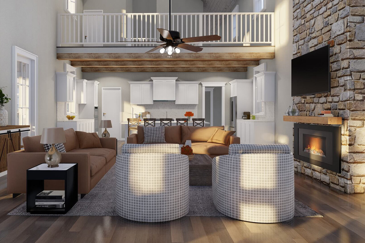 Mountain Overlook #80219 | The House Plan Company