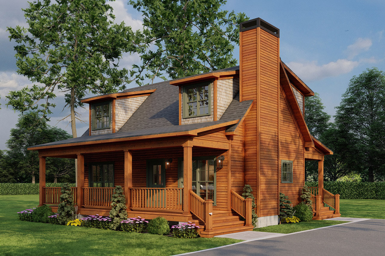 Lost Creek Retreat #87280 | The House Plan Company