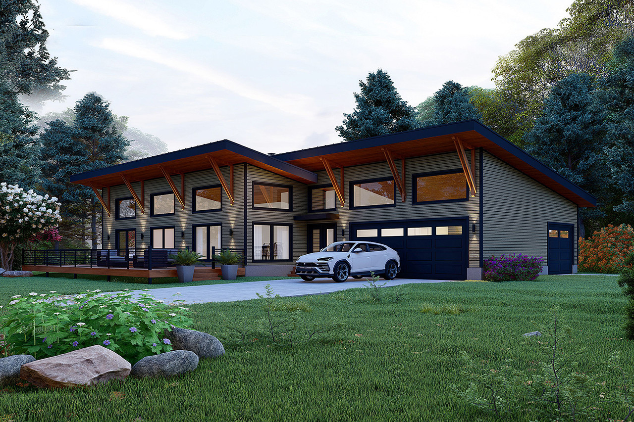 Forest View Cabin #91407 | The House Plan Company