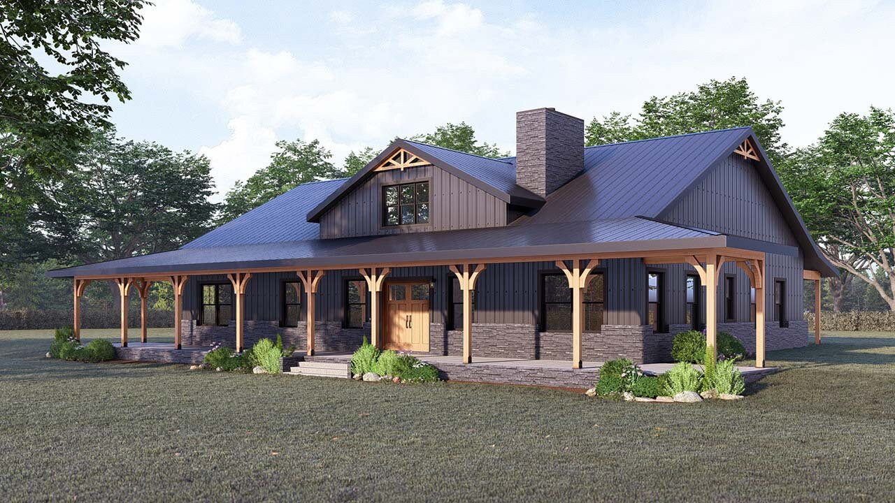 Maple 1 #81586 | The House Plan Company