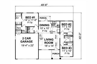 Dexter #71424 | The House Plan Company