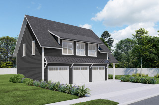 Freeman Garage 3 #79004 | The House Plan Company