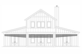 Lakefront Barndominium #64084 | The House Plan Company