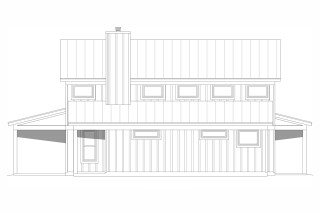 Lakefront Barndominium #64084 | The House Plan Company