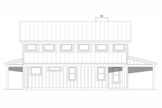 Lakefront Barndominium #64084 | The House Plan Company