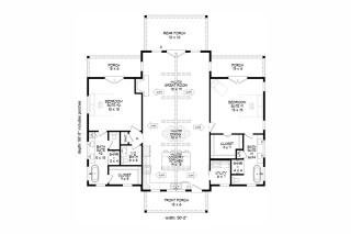 Lakefront Barndominium #64084 | The House Plan Company