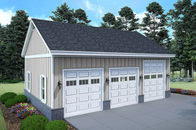 Stokes Bluff Garage #85899 | The House Plan Company