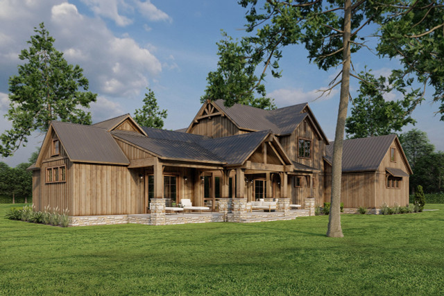 Timberland Ranch #47769 | The House Plan Company