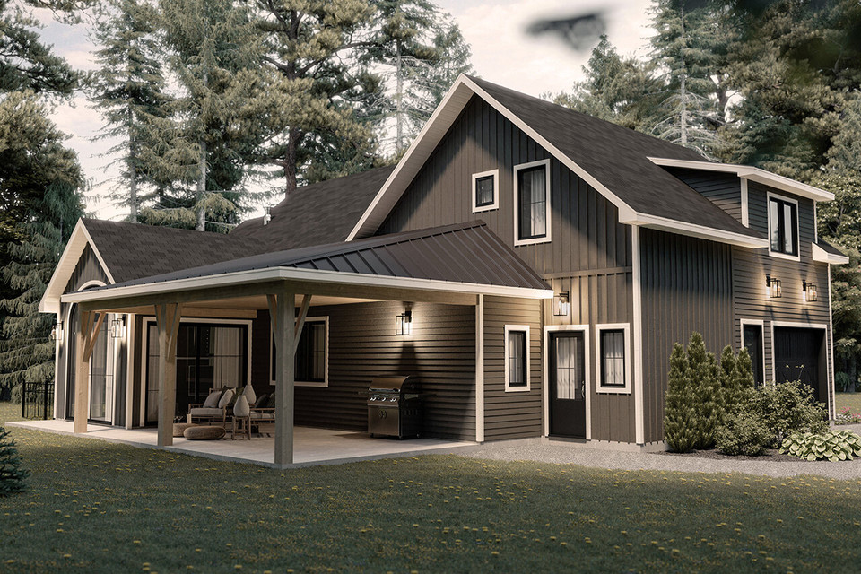 Gable House #29960 | The House Plan Company