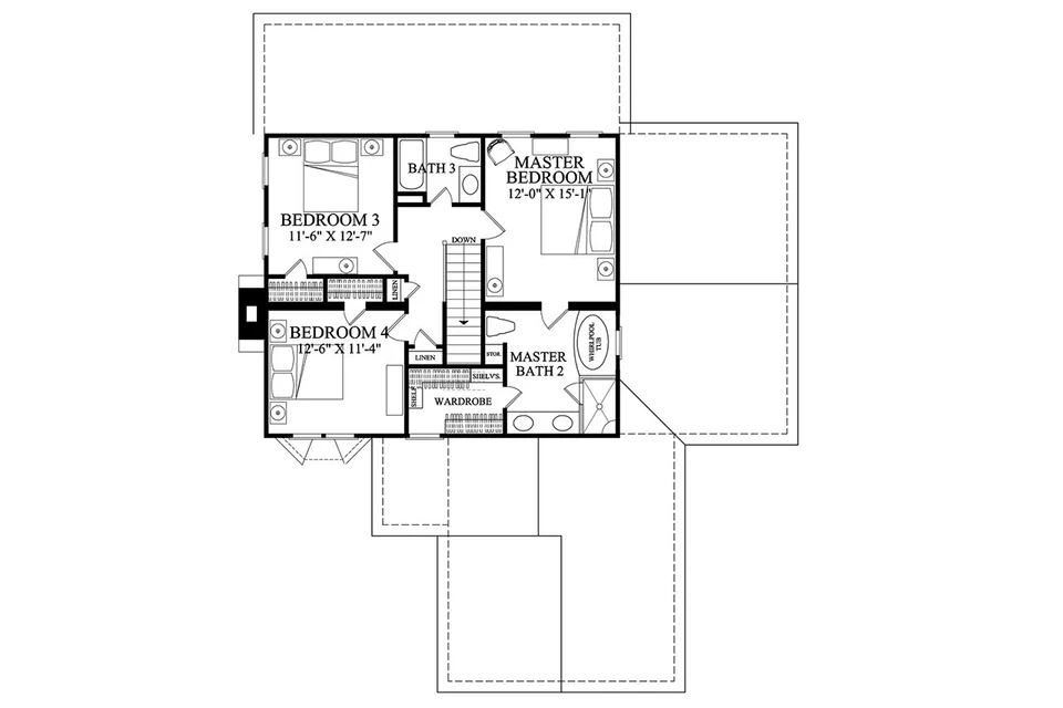 Springfield #46454 | The House Plan Company