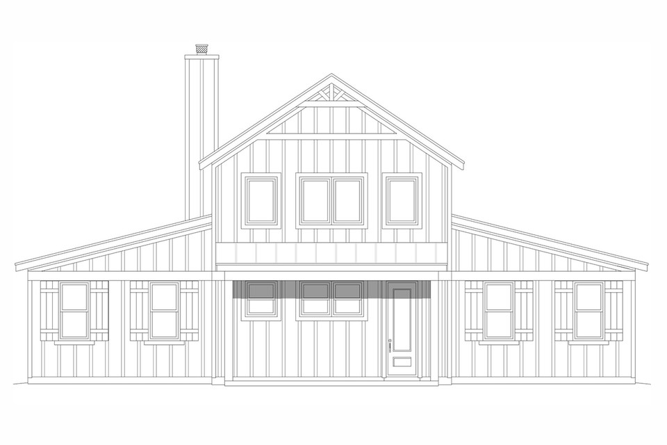 Lakefront Barndominium #64084 | The House Plan Company