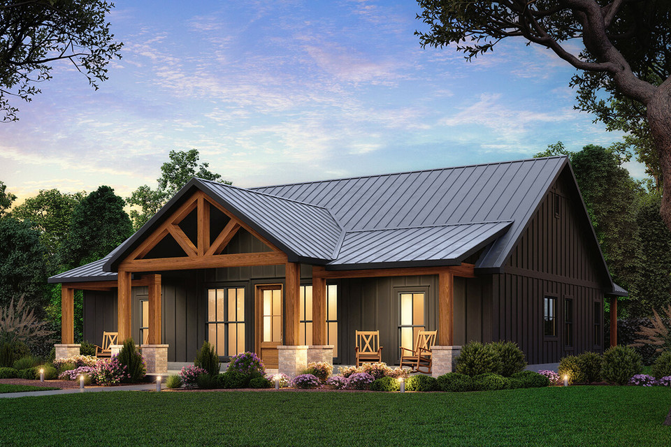 Country View #36005 | The House Plan Company