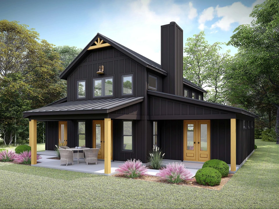 Lakefront Barndominium 2 #52086 | The House Plan Company