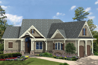 Mill Spring Cottage B #51789 | The House Plan Company