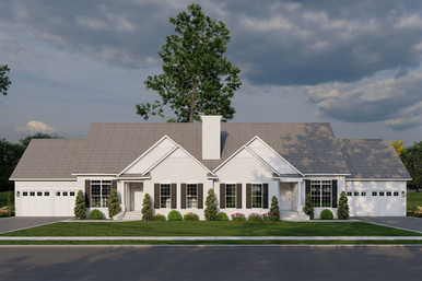 Carriage Hill II #42789 | The House Plan Company