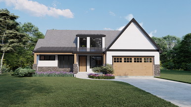 Knighton Modern Farmhouse | The House Plan Company