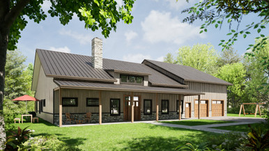 Henderson House Plan - Modern Ranch Home | The House Plan Company