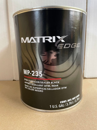 Matrix Edge MP-235 DTM Surfacer/Sealer Black Gallon
