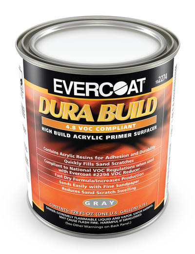 Evercoat FIB-2274 Dura Build Acrylic Primer Gray Gallon