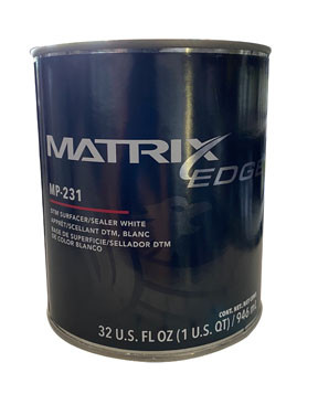 Matrix Edge MP-231 DTM Primer Surfacer/Sealer White Quart