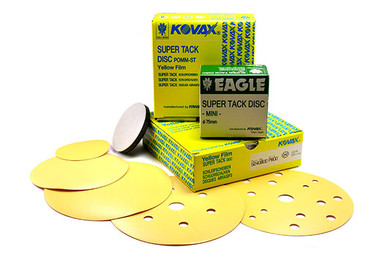Eagle 778-1200 6 Inch Super-Tack Yellow-Film Discs Grit P1200 (50 pk)