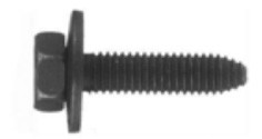 Disco 5686PK Black Finish Metric Type CA Body Bolts 50/Pkg
