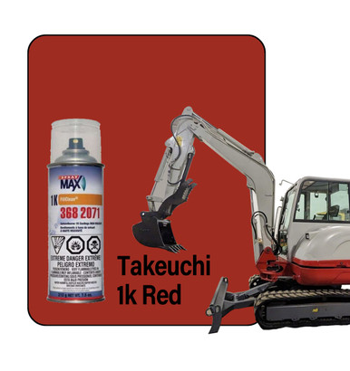 ProTouch Takeuchi Red 1K Touch Up Paint Spray - Valspar TB230 OEM Code ...