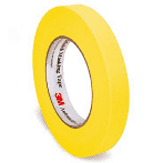 3M 06652 3/4 Inch Masking Tape Yellow Roll