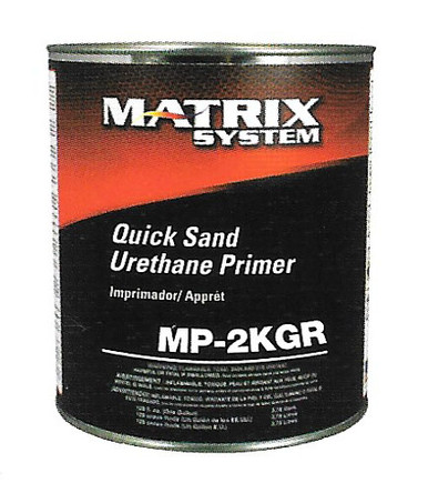 Matrix MP-2KGR Quick Sand Urethane Primer Surfacer Grey Gallon